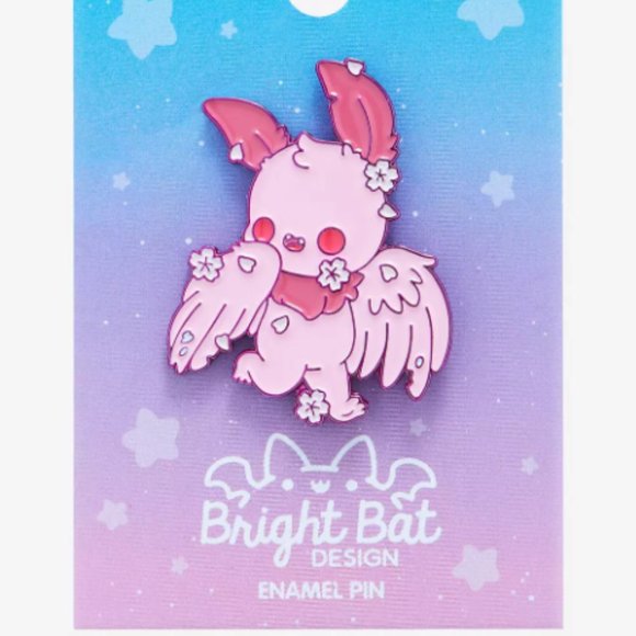 Hot Topic | Accessories | Sakura Mothman Enamel Pin By Bright Bat ...